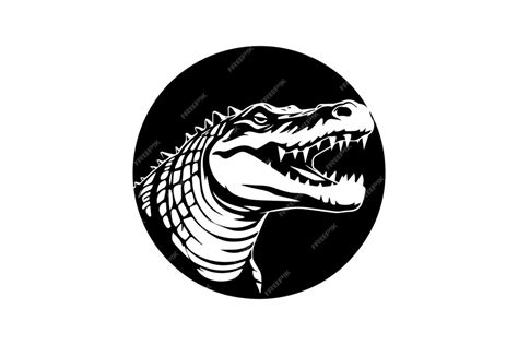 Premium Vector American Alligator Icon