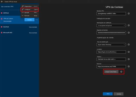 Solucionar problemas de clientes VPN ponto a site autenticação do Microsoft Entra Azure VPN