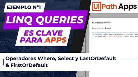 Linq En Apps Uso De Operadores Where Select Y Lastordefault And Firstordefault Youtube