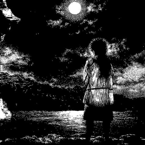 Anime Icon Черно белое Аниме Черный фон