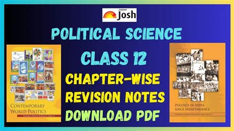 Political Science Class 12 Notes Cbse 12th Politics In India Since