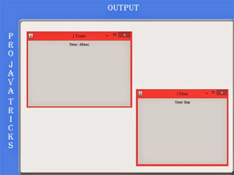 Java Swing Display Timer At Santos Long Blog