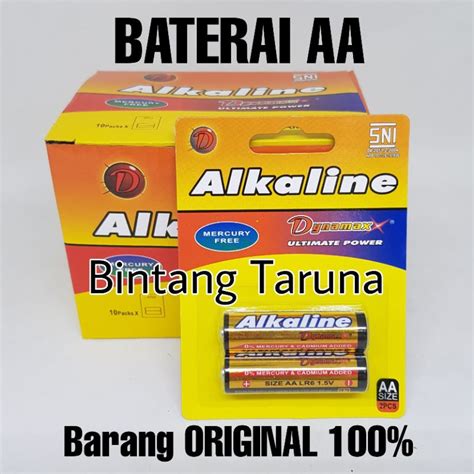 Jual Baterai Dynamax Aa Alkaline Battery Aa Dynamax Batrai Aa Alkaline