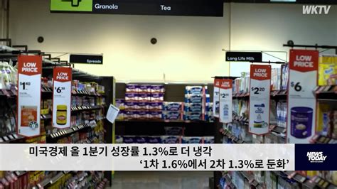미국경제 올 1분기 성장률 13로 더 냉각 ‘1차 16에서 2차 13로 둔화 Youtube