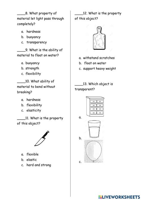Grade 1 Test Sem 2 Online Exercise For Live Worksheets