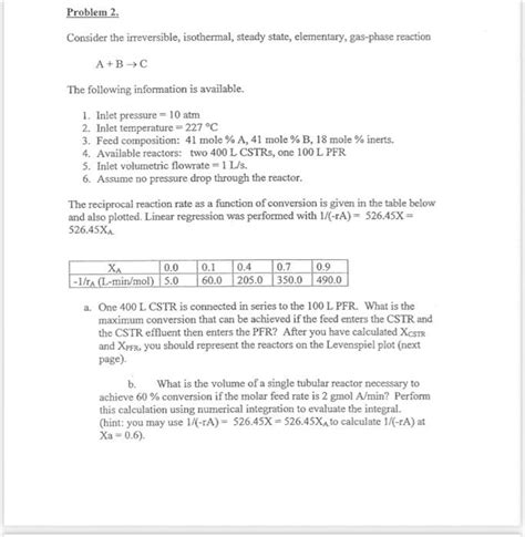 Solved Problem 2 Consider The Irreversible Isot