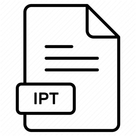 Ipt File Format Page Document Sheet Paper Icon Download On Iconfinder
