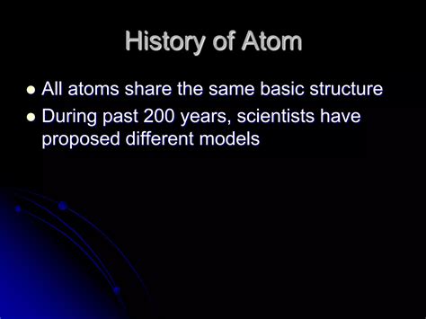 Introduction To Atomic Theory Ppt Pptx
