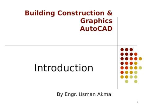 Ppt Autocad Introduction Dokumentips