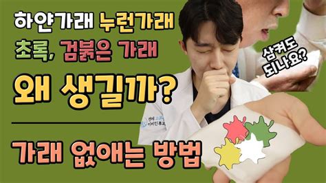 가래 없애기 전에 이것 먼저 확인하세요ㅣ가래 생기는 이유 가래 없애는 방법 Youtube