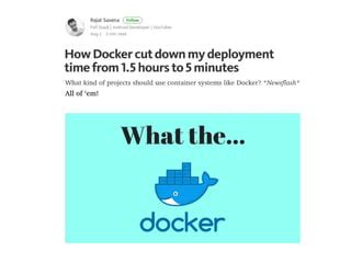 Seamless Continuous Deployment Using Docker Containers Pdf Operating Systems Computer