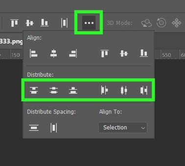 How To Align Distribute Layers In Photoshop