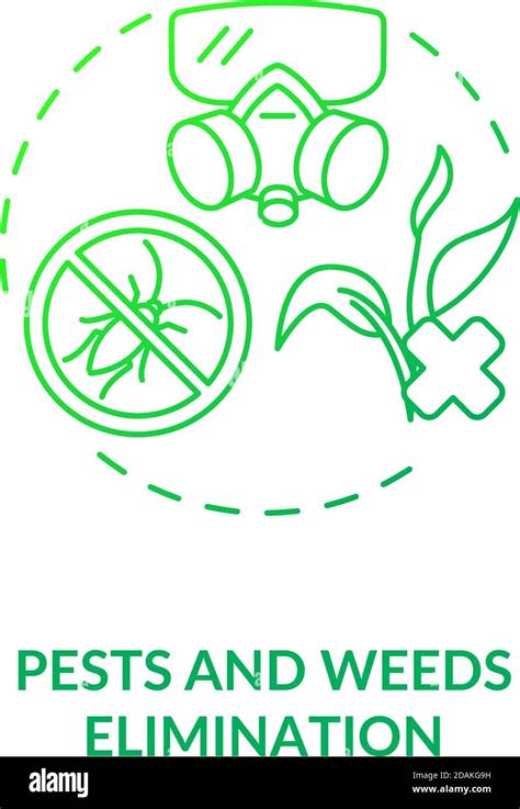 Pests And Weeds Elimination Concept Icon Stock Vector Image And Art Alamy