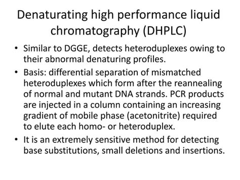 Molecular Methods For Diagnosis Of Genetic Diseases Ppt