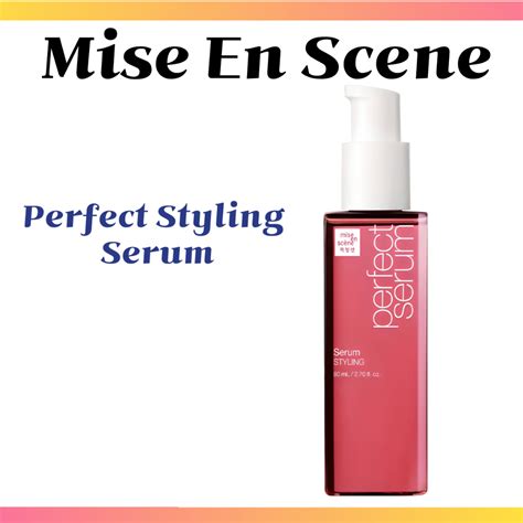 Mise En Scene Perfect Styling Serum 80ml Shopee Malaysia