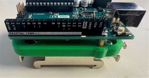 Arduino UNO Winford DIN Rail Mount By Joey Download Free STL Model Printables Com
