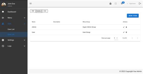 Adminvue Vuejs Starter Admin Template With Net Core 6 By Sangib123saha