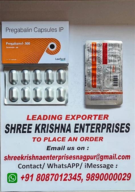Pregabalin Capsules Pregabalin Ip 300 Mg At ₹ 249 Box प्रीगाबालिन In Nagpur Id 2854061970133