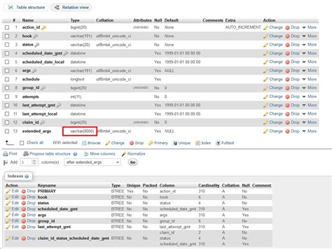 Php Fatal Error Uncaught Runtimeexception Error Saving Action `actionscheduleractionargs