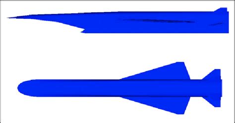 The Aerodynamic Configuration Of Hcm Hcm Hypersonic Cruise Missile Download Scientific Diagram