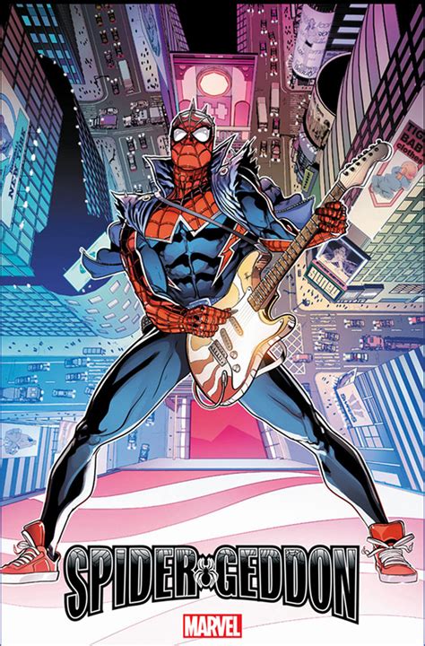 Spider Geddon 1 Variant Spider Punk Cover Sliney 2018