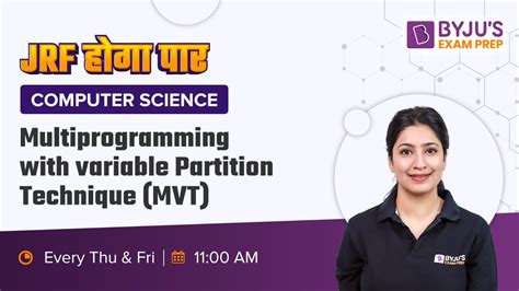 UGC NET Computer Science Multiprogramming With Variable Partition