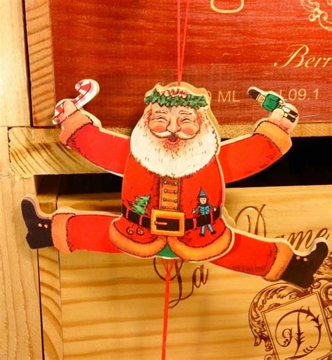 咪咪眼聖誕老公公拉繩木偶：聖誕節 老公公 拉繩木偶 吊飾 家飾 居家 設計 手工 禮品 Yahoo奇摩拍賣