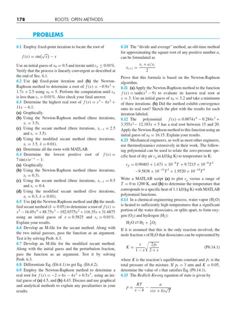 3rd Edition Applied Numerical Methods With Matlab For Engineers Pdf