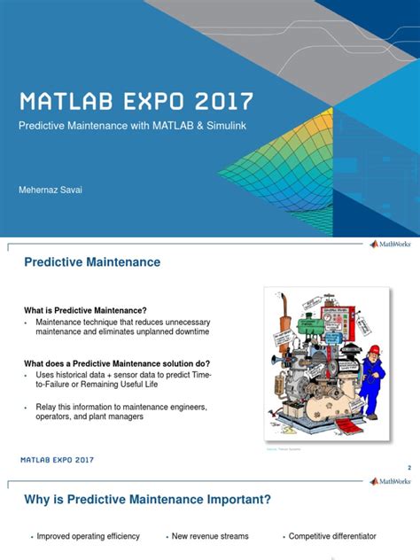 Predictive Maintenance With Matlab And Simulink Download Free Pdf Analytics Machine Learning