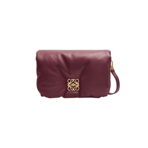 W 로에베 토이 슬리퍼 인 고트스킨 버건디 Loewe Kream