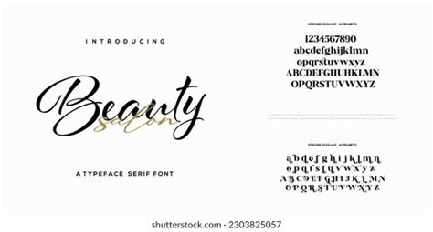 추상 패션 글꼴 알파벳 로고 브랜드 스톡 벡터로열티 프리 2319664331 Shutterstock