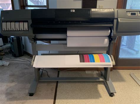 Hp Designjet 5500 Large Format Digital Photo Inkjet Printer 42 Inches
