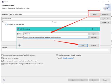 Eclipse安装svn插件最新版本 Subclipsesubclipse 43 插件下载地址 Csdn博客