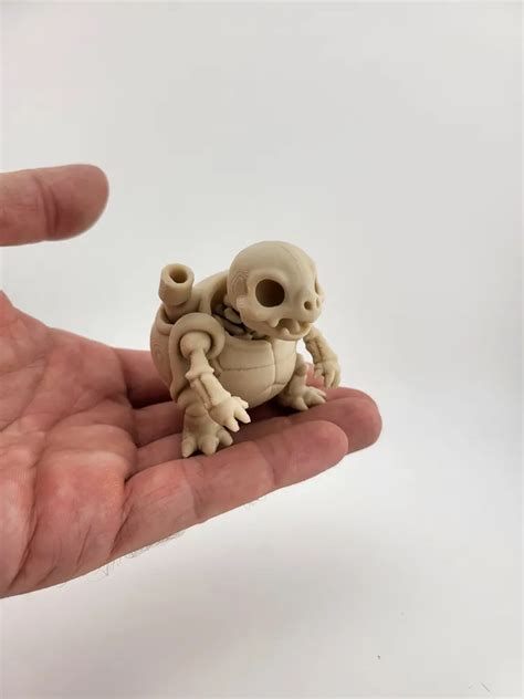 Blastoise Skeleton 3d Print Model Pokemon Kawaii Free 3d Print Model