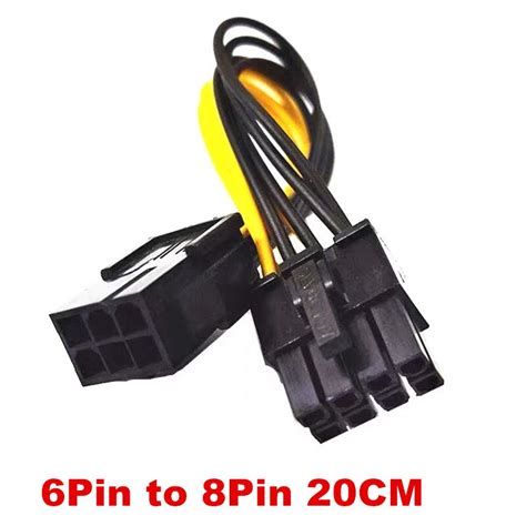 PCI E PCIe Pin Female To GPU Pin Male Powe Vicedeal