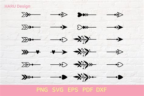 Arrow Split Graphic By Harudesign · Creative Fabrica