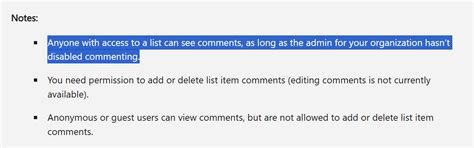 Limit Comment To Selected Users Microsoft Qanda