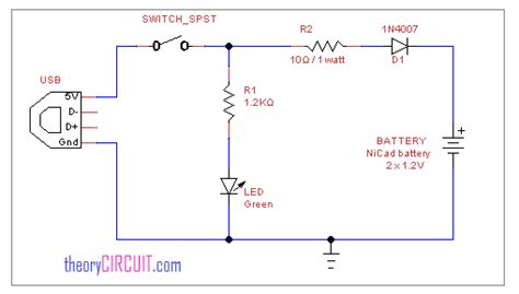 Usb Charger Circuit Diagram Wiring Diagram