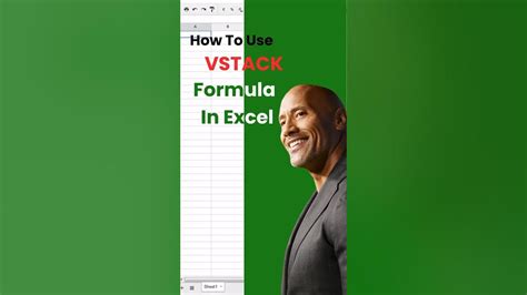 How To Use Vstack Formula In Excel Youtube