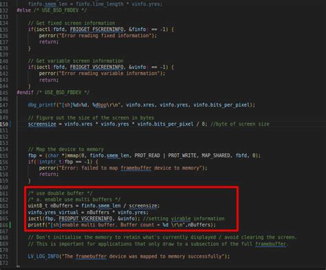 Framebuffer的双buffer在imx6ulllvgl下使用 Lvgl8x 嵌入式开发问答社区