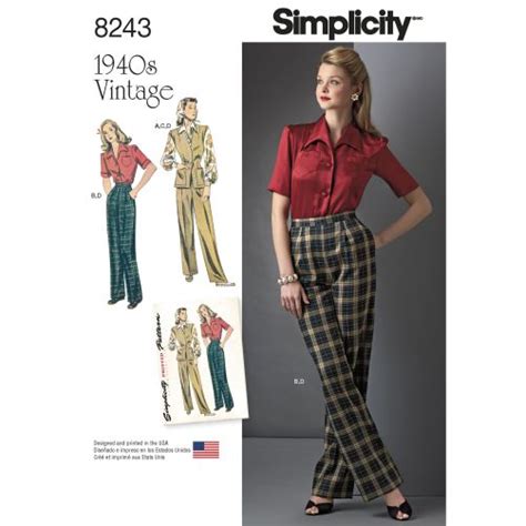 Pattern Review Simplicity 8243 Blouse