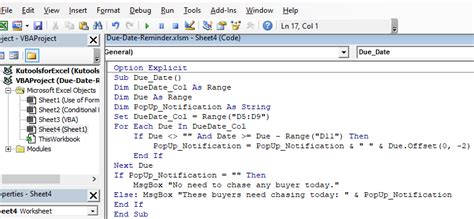 How To Use Date Reminders In Excel Basic Excel Tutorial