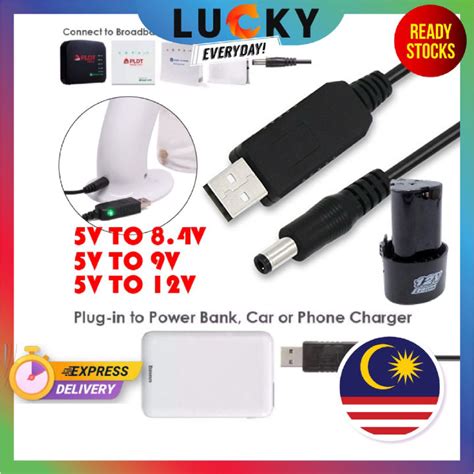 Power Bank Cable USB DC V To DC V V V Step Up Module Converter Sprayer Gun Sanitizer