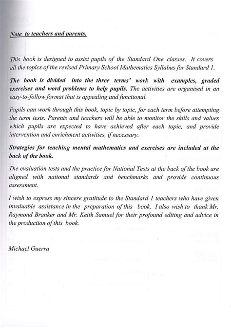 Reinforcing Mathematical Concepts Book 1 Caribbean Tutorial Publishing Company Ltd