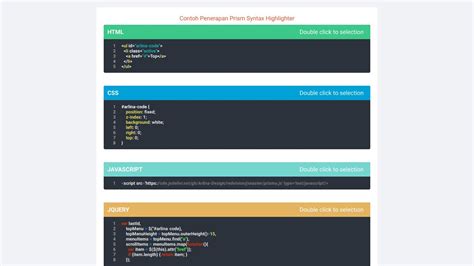 20 JQuery Syntax Highlighter Iamrohit In