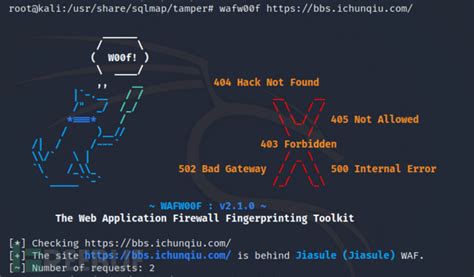 Waf指纹识别工具wafw00f的使用 Freebuf网络安全行业门户