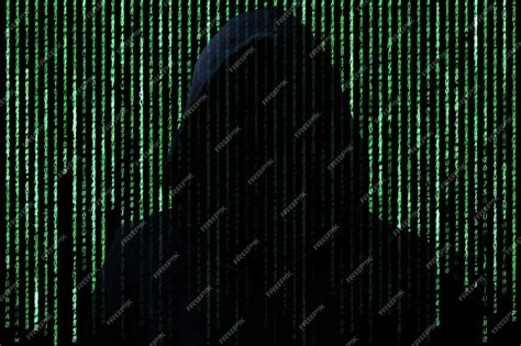 Premium Photo Hacker Concept Unrecognizable Person In The Hood Break Computer Character