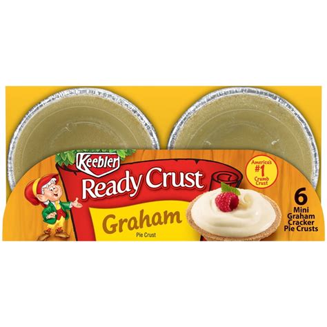 Keebler Ready Crust Mini Graham Pie Crusts 6 Count