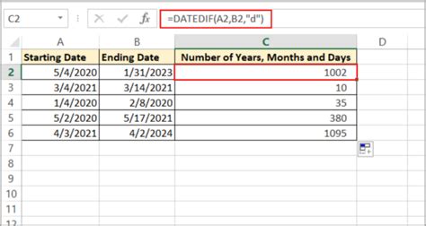 Converting Days To Years In Excel Using Simple Formulas