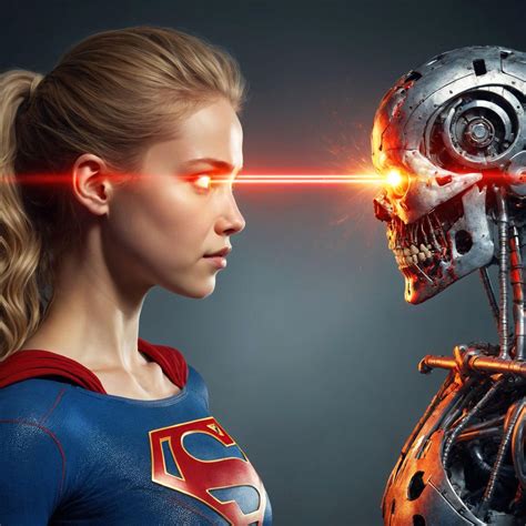 Supergirl Wins The Heat Vision Duel 02 By Comingfromouterspace On